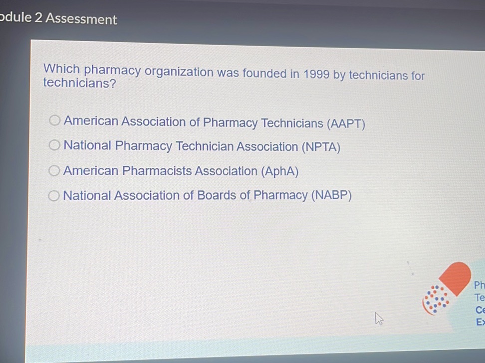 Which pharmacy organization was founded in