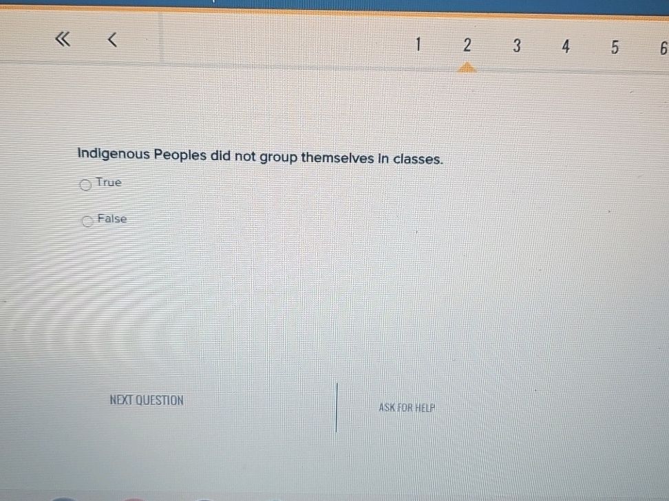 Indigenous Peoples did not group themselves