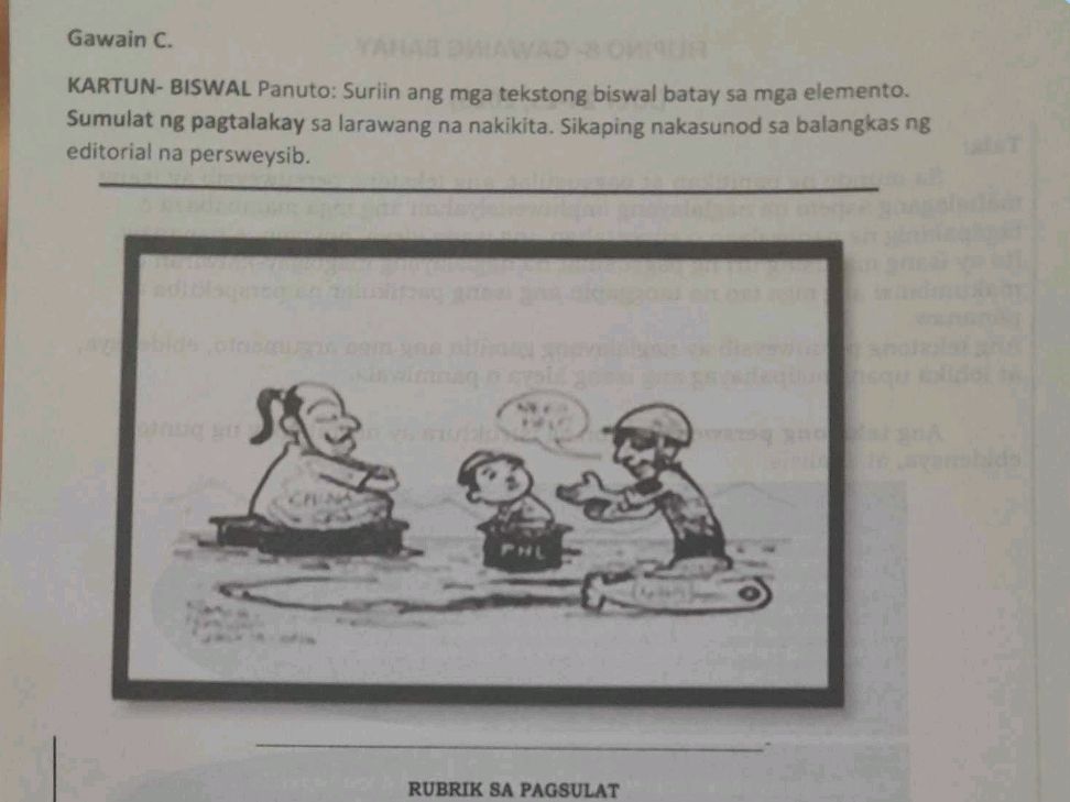 Gawain C. KARTUN- BISWAL Panuto: Suriin ang | StudyX