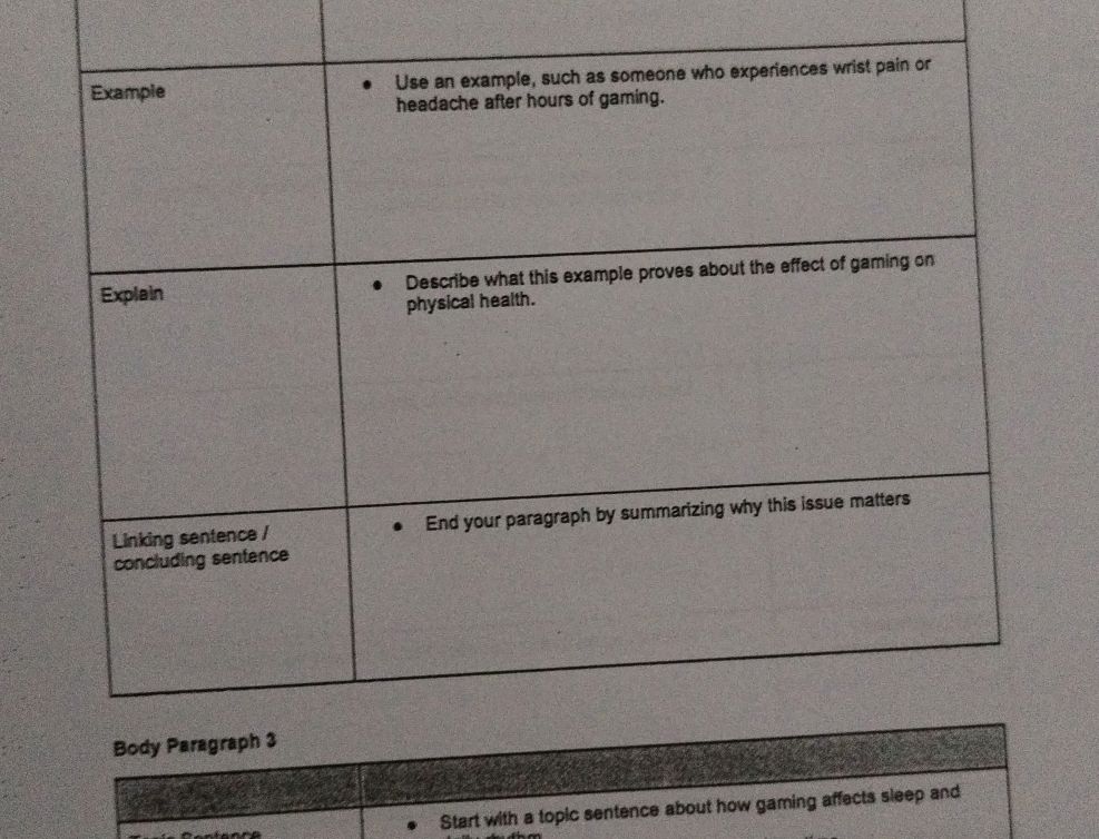 Example Use an example, such as someone who