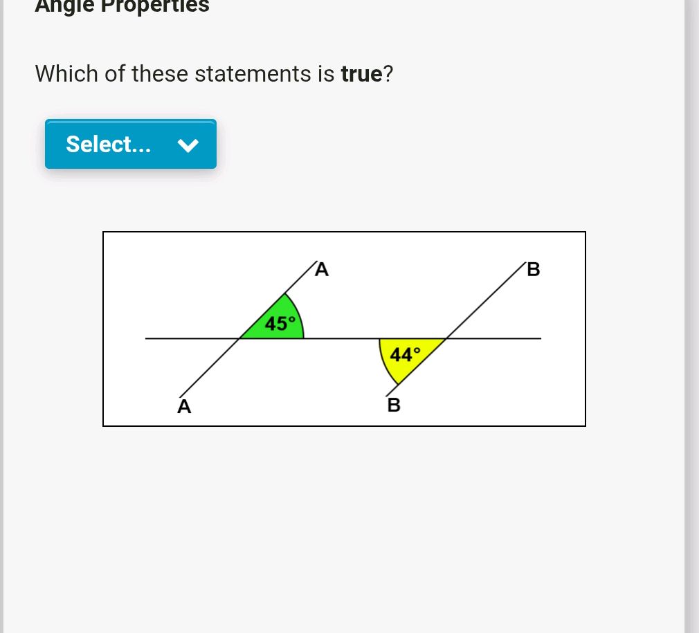 Which of these statements is true? Lines A | StudyX