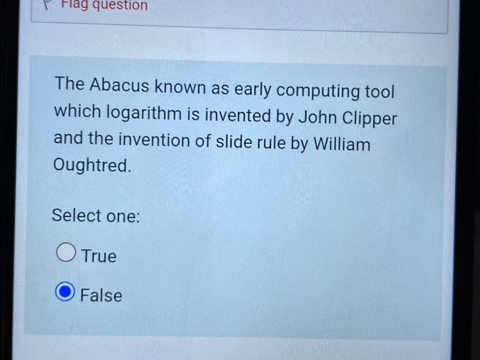 The Abacus known as early computing tool