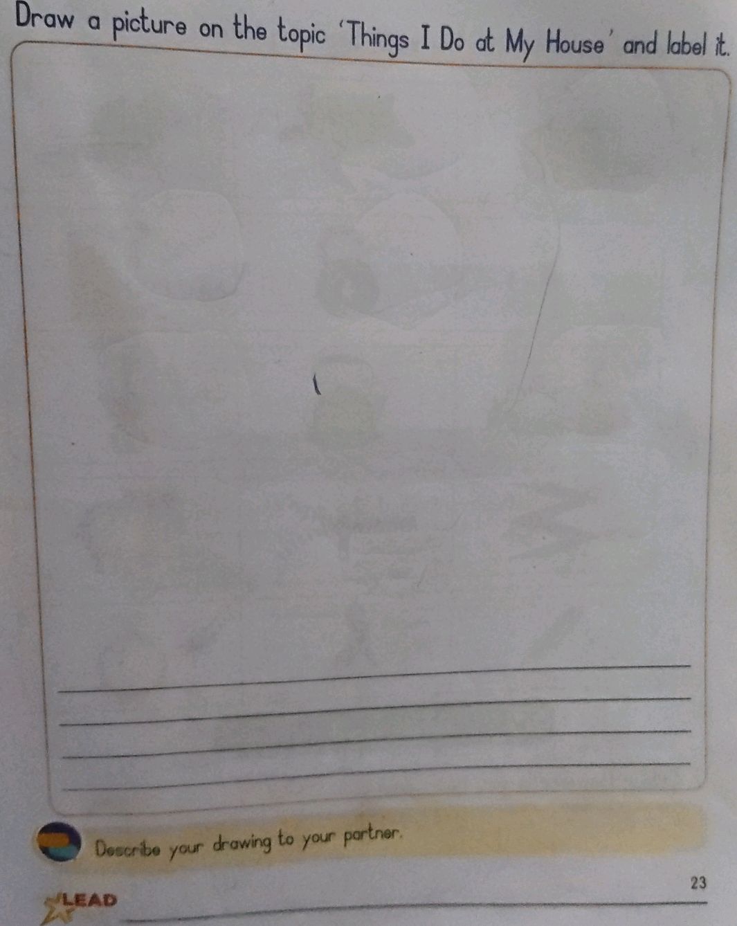 Draw a picture on the topic 'Things I Do at | StudyX