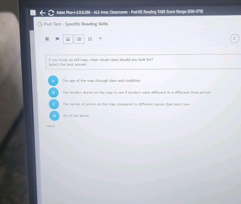 If you study an old map, what visual clues | StudyX