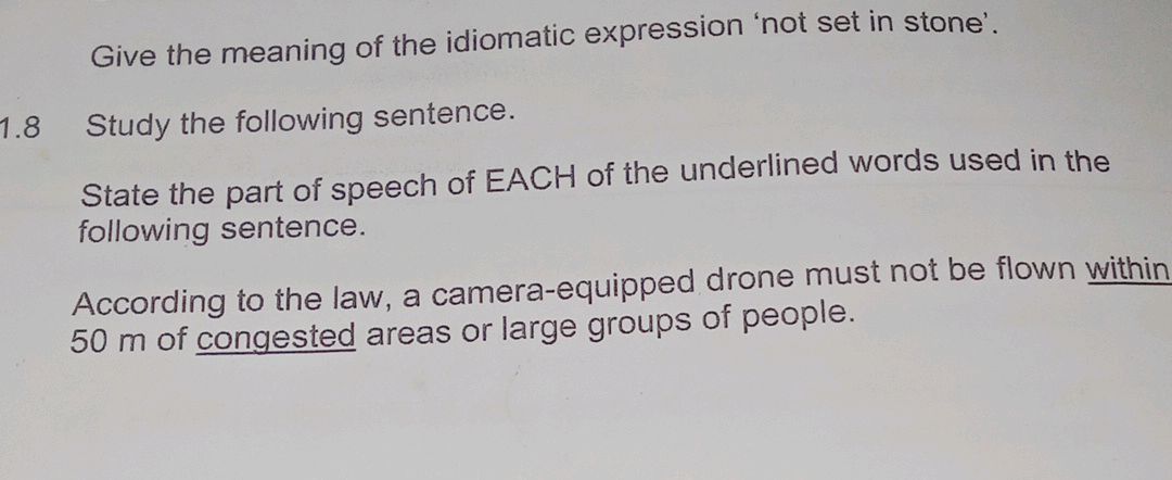 Give the meaning of the idiomatic expression | StudyX