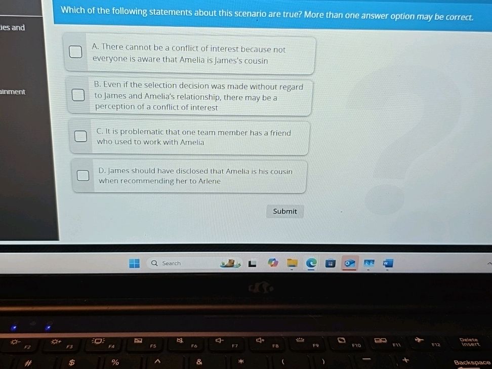 Which of the following statements about this | StudyX