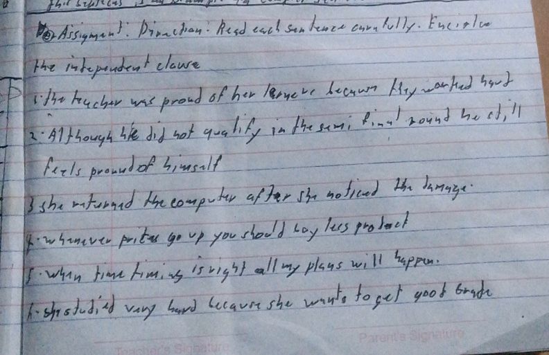 Assignment: Direction: Read each sentence | StudyX