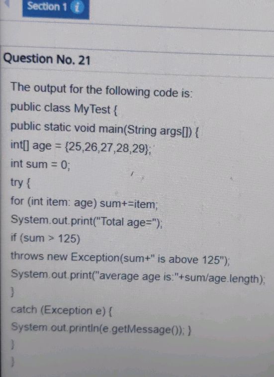 The output for the following code is: | StudyX