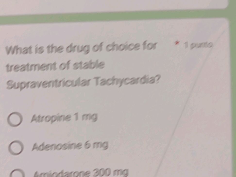 What is the drug of choice for treatment of | StudyX