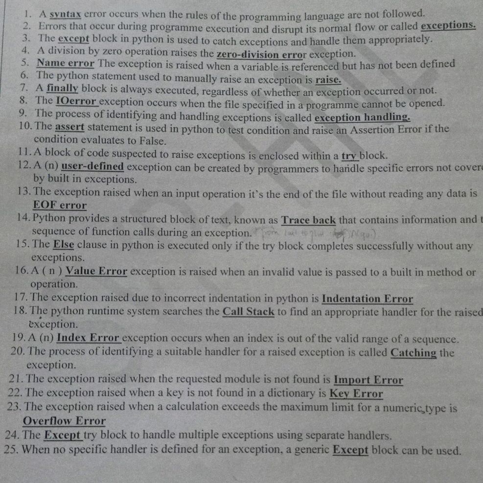 1. A syntax error occurs when the rules of | StudyX