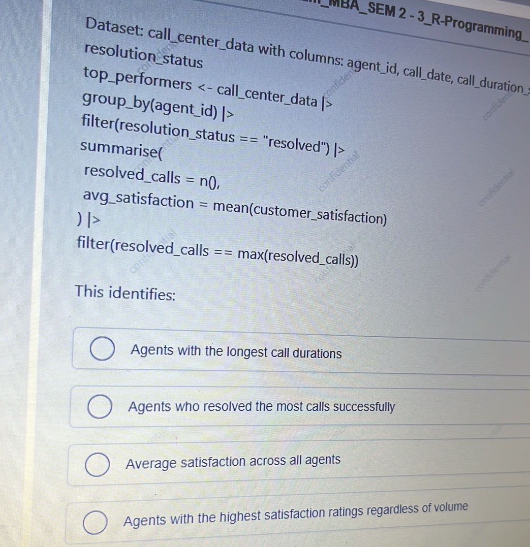 Dataset: call_center_data with columns: | StudyX