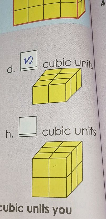 d. $ {12}$ cubic units h. $ {{12}}$ cubic | StudyX