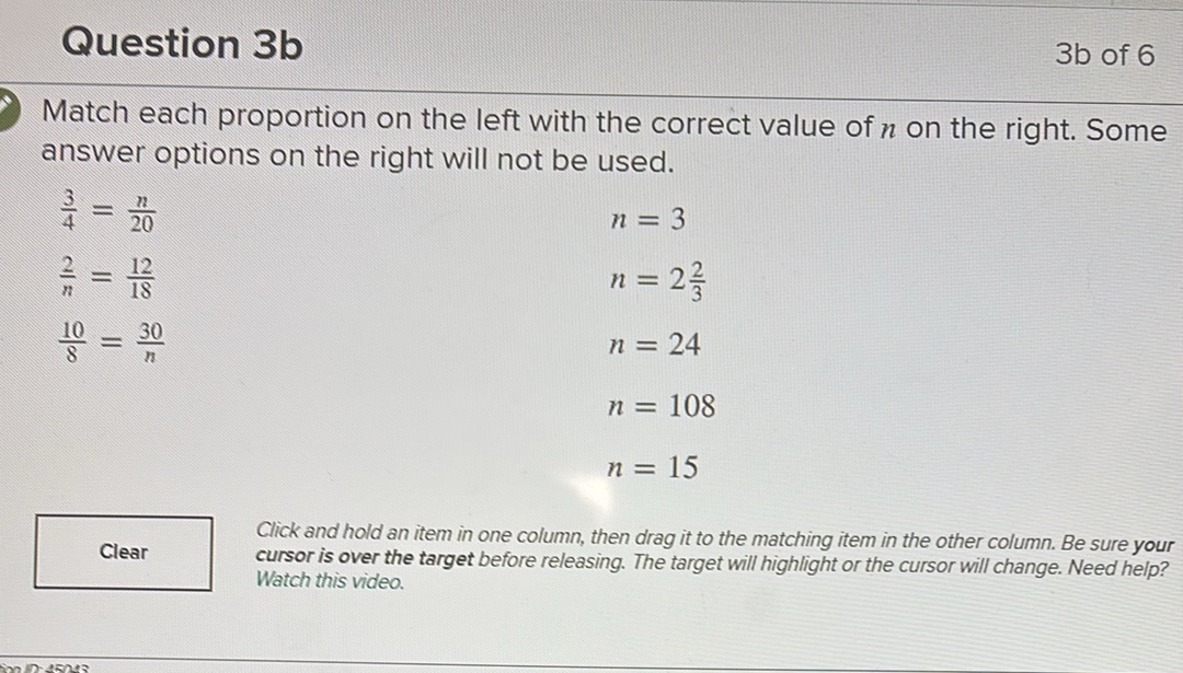 Match each proportion on the left with the | StudyX