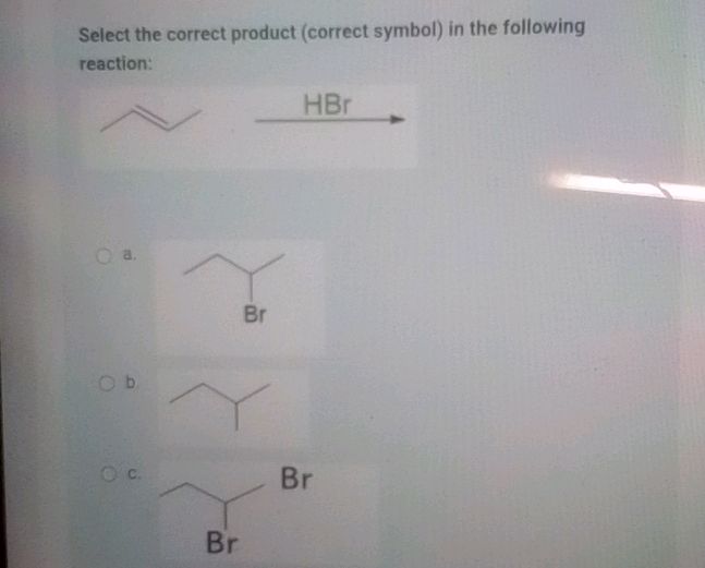 Select the correct product (correct symbol)