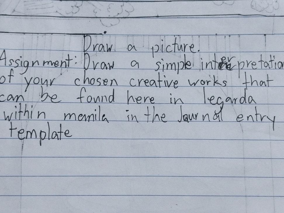 Draw a picture. Assignment: Draw a simple | StudyX