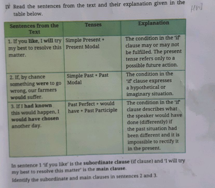 Read the sentences from the text and their | StudyX