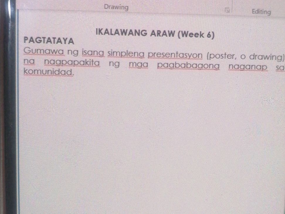 PAGTATAYA IKALAWANG ARAW (Week 6) Gumawa | StudyX