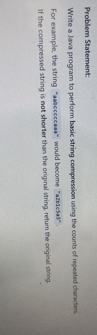 Write a Java program to perform basic string | StudyX