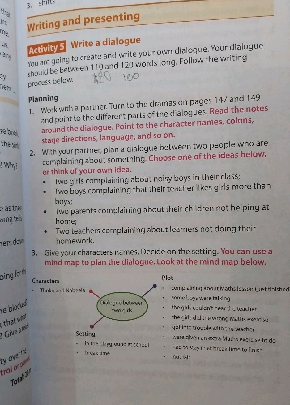Activity 5 Write a dialogue You are going | StudyX