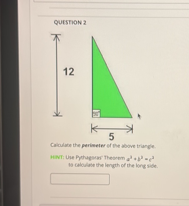 Calculate the perimeter of the above | StudyX
