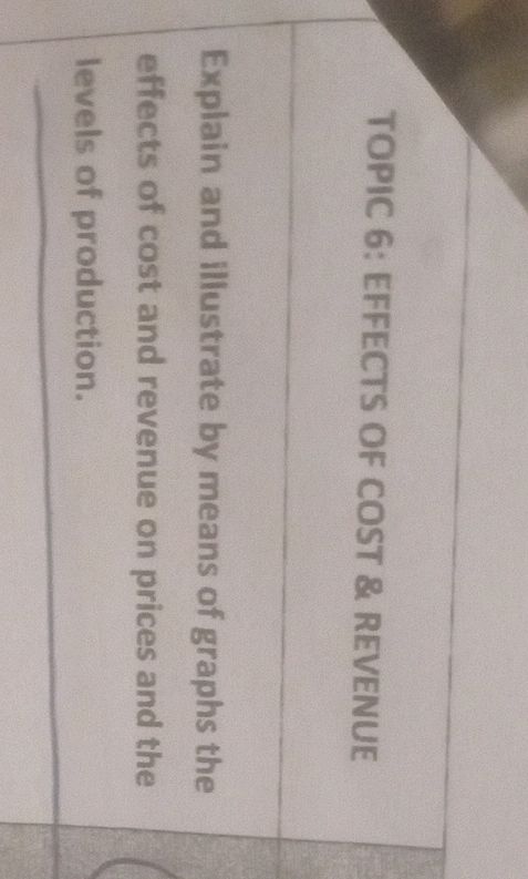 Explain and illustrate by means of graphs | StudyX