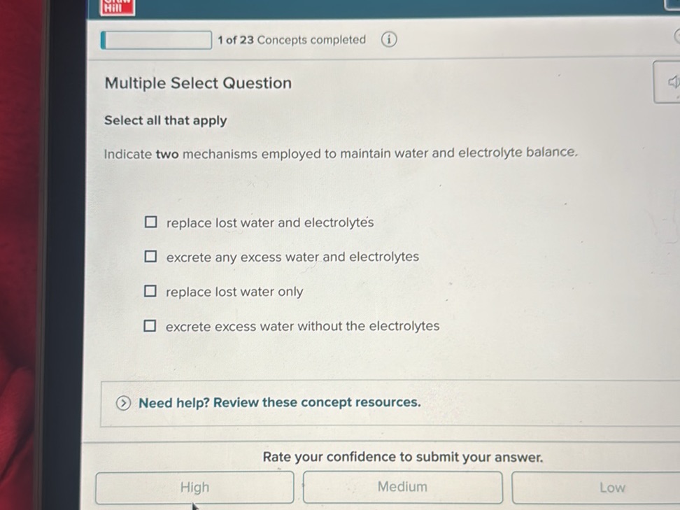 Multiple Select Question Select all that | StudyX