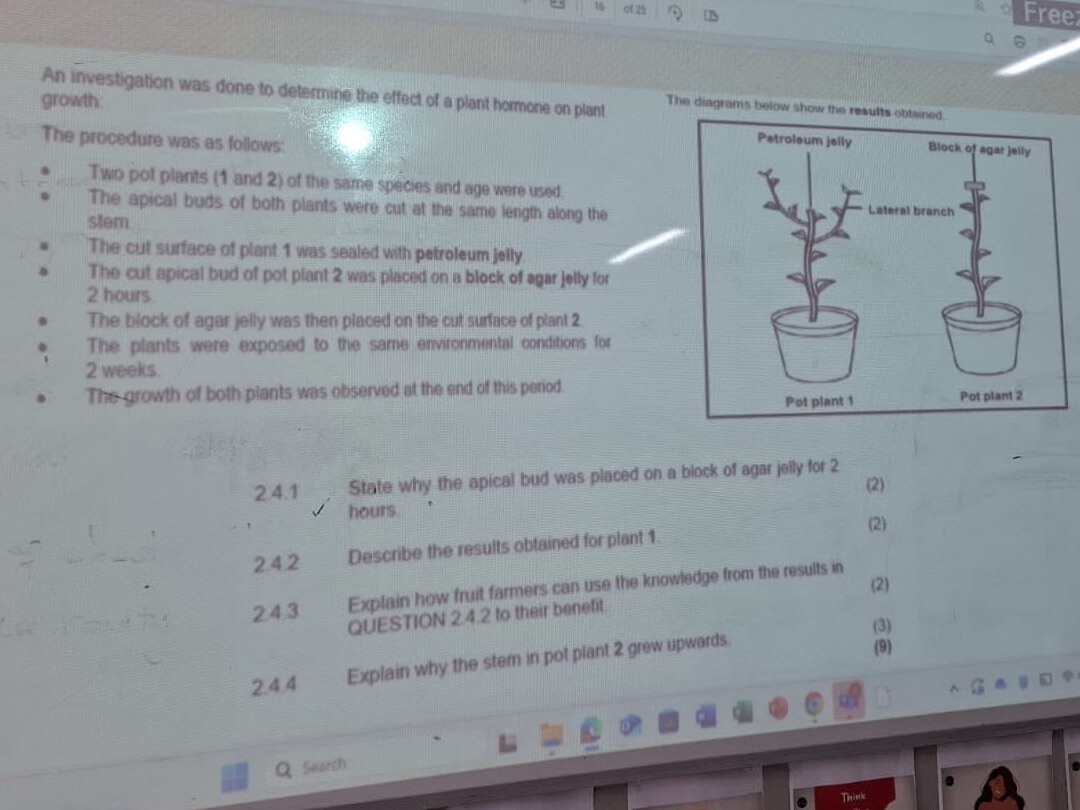 The diagrams below show the results | StudyX