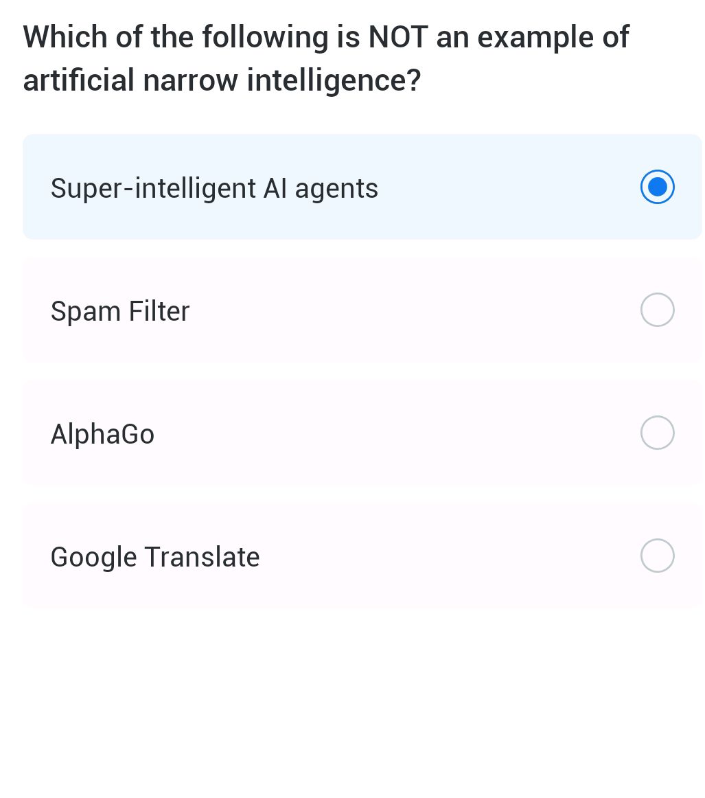 Which of the following is NOT an example of | StudyX
