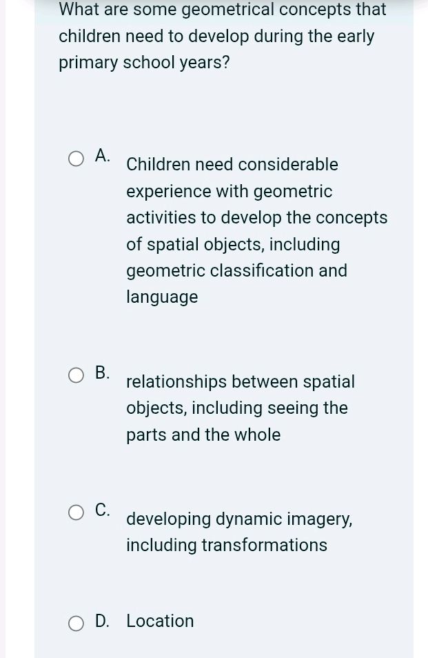 What are some geometrical concepts that
