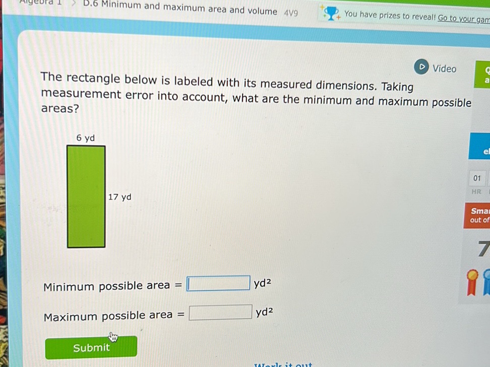 The rectangle below is labeled with its | StudyX