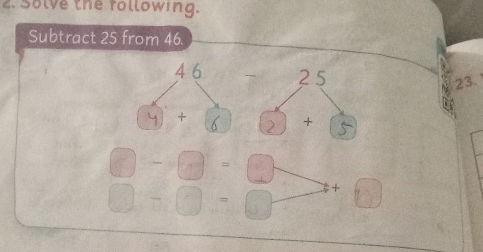 Subtract 25 from 46 | StudyX