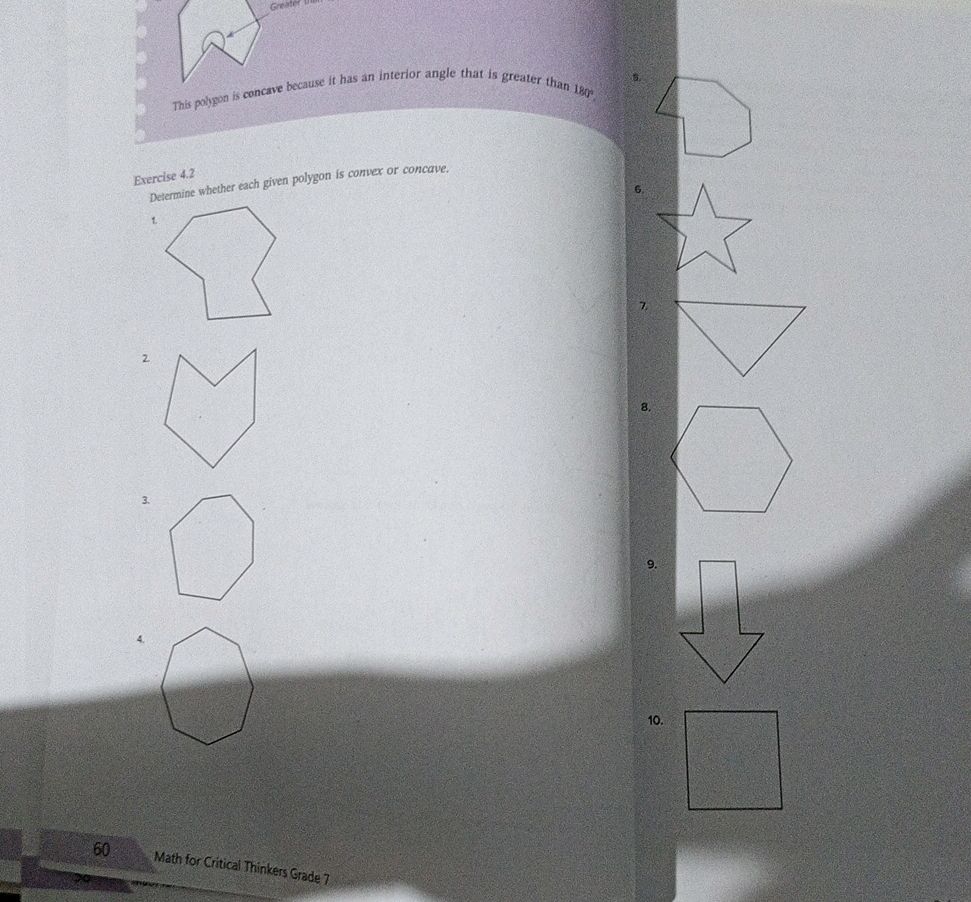 Exercise 4.2 Determine whether each given | StudyX