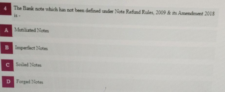 4 The Bank note which has not been defined | StudyX