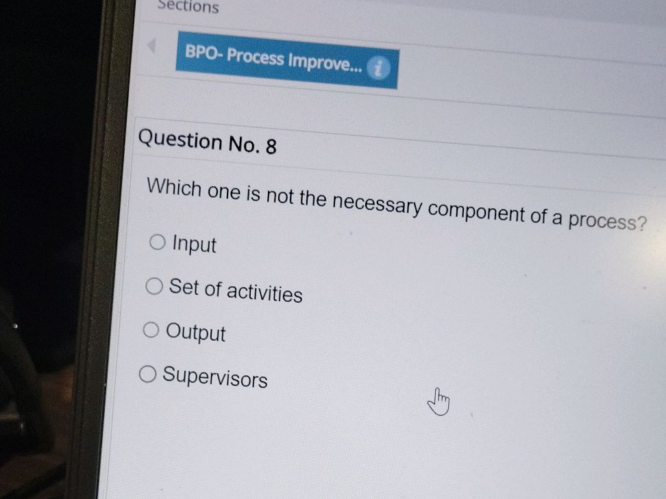 Question No. 8 Which one is not the | StudyX