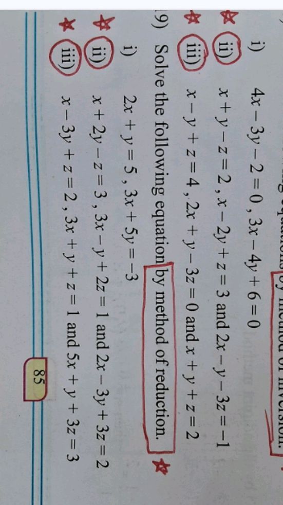 19) Solve the following equation by method | StudyX