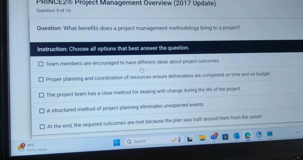 Question: What benefits does a project | StudyX