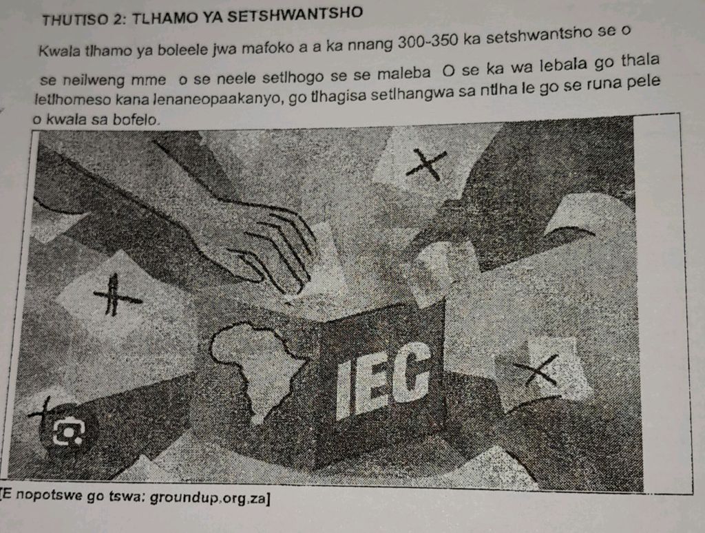 THUTISO 2: TLHAMO YA SETSHWANTSHO Kwala | StudyX