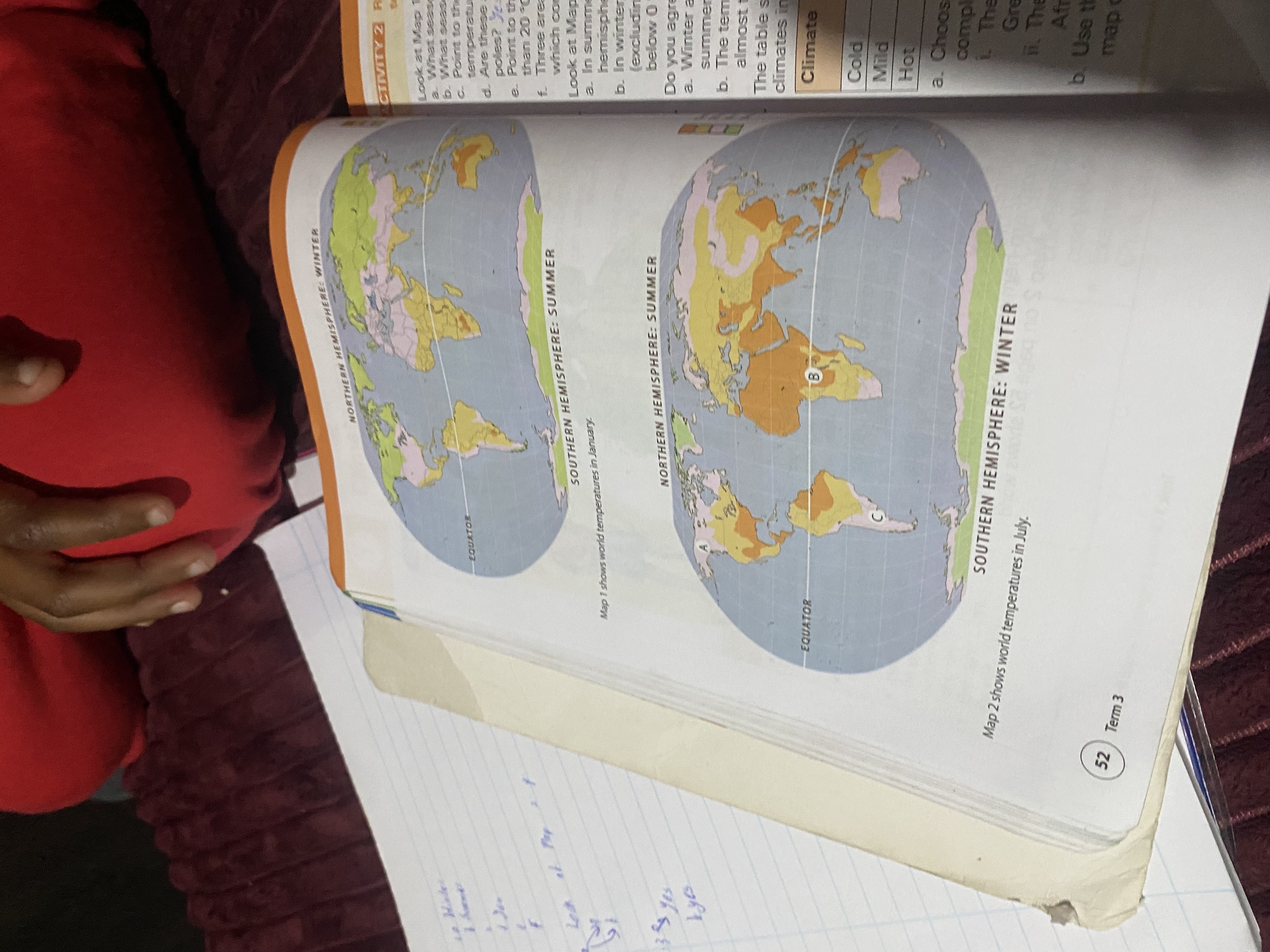 ACTIVITY 2 Read maps showing world