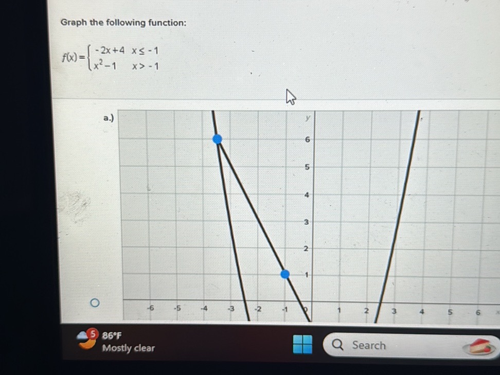 Graph the following function: $f(x) = \ -2x | StudyX