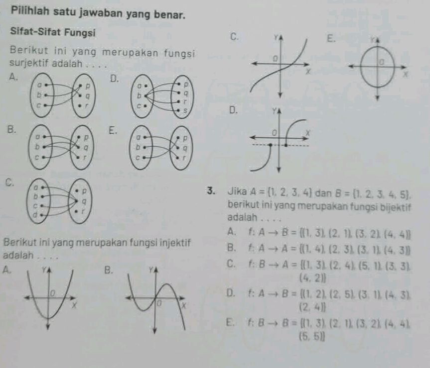 Pilihlah satu jawaban yang benar. | StudyX