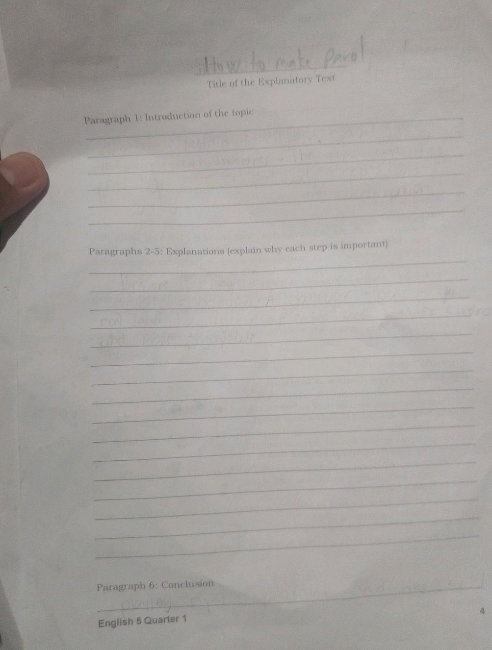 How to make Parol Title of the Explanatory | StudyX