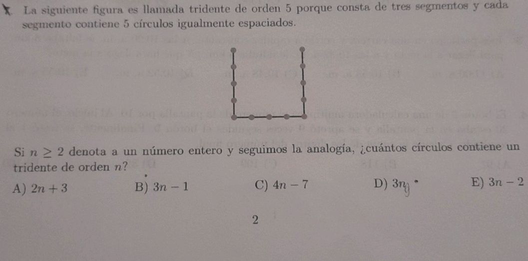 La siguiente figura es llamada tridente de | StudyX