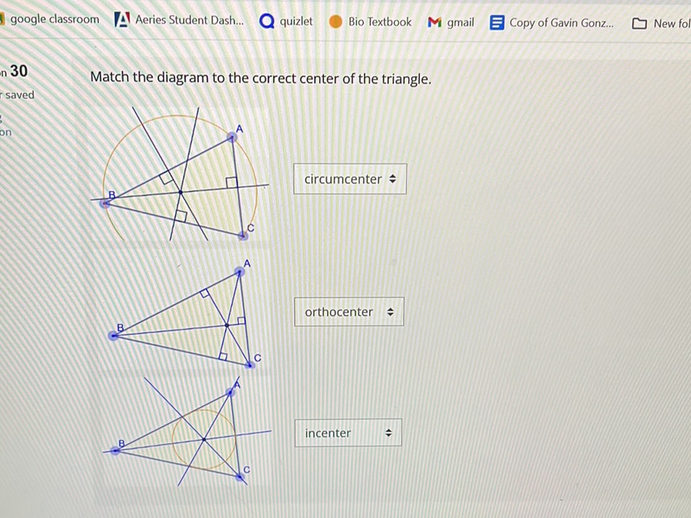 Match the diagram to the correct center of | StudyX