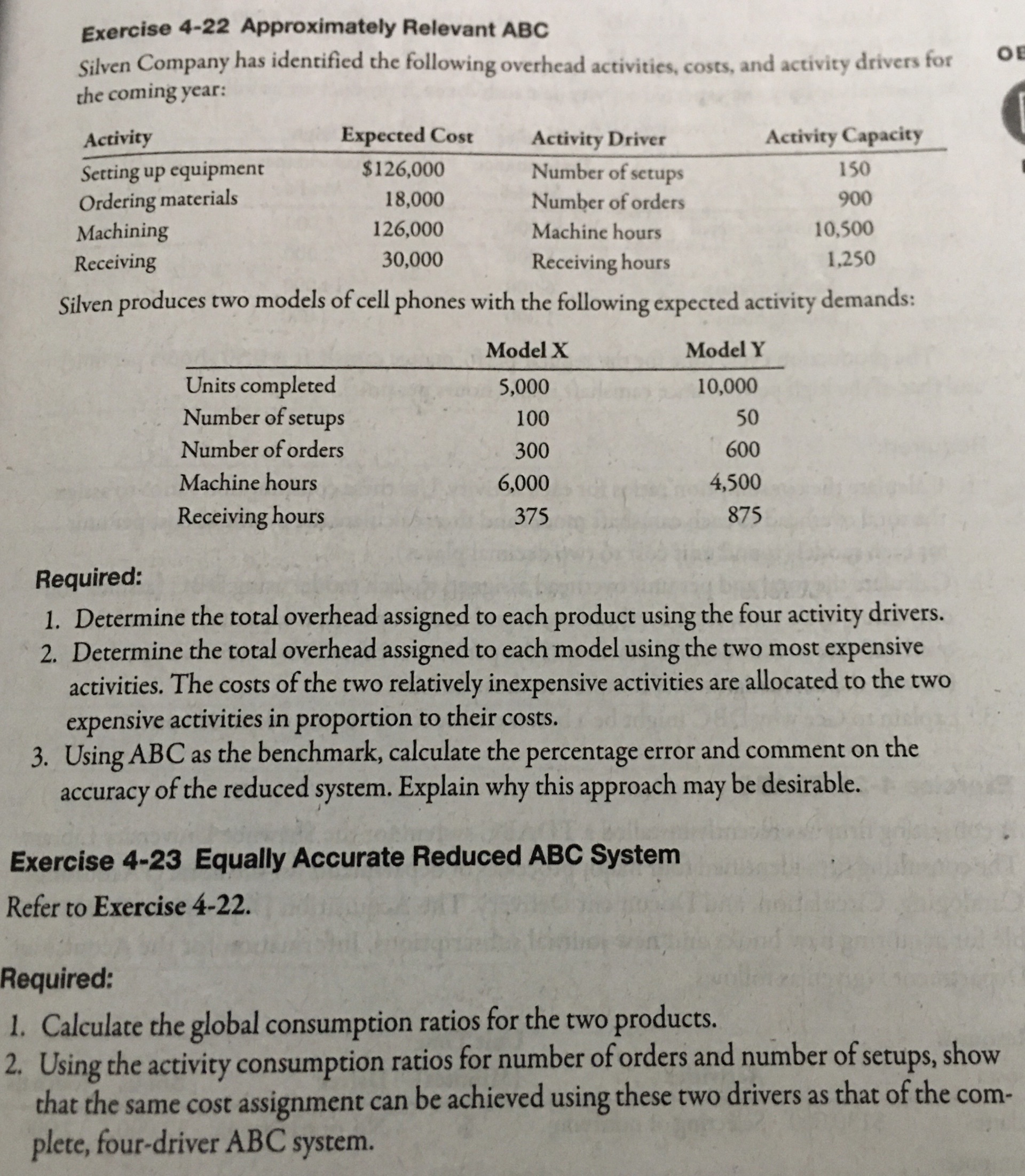Exercise 4-22 Approximately Relevant ABC | StudyX