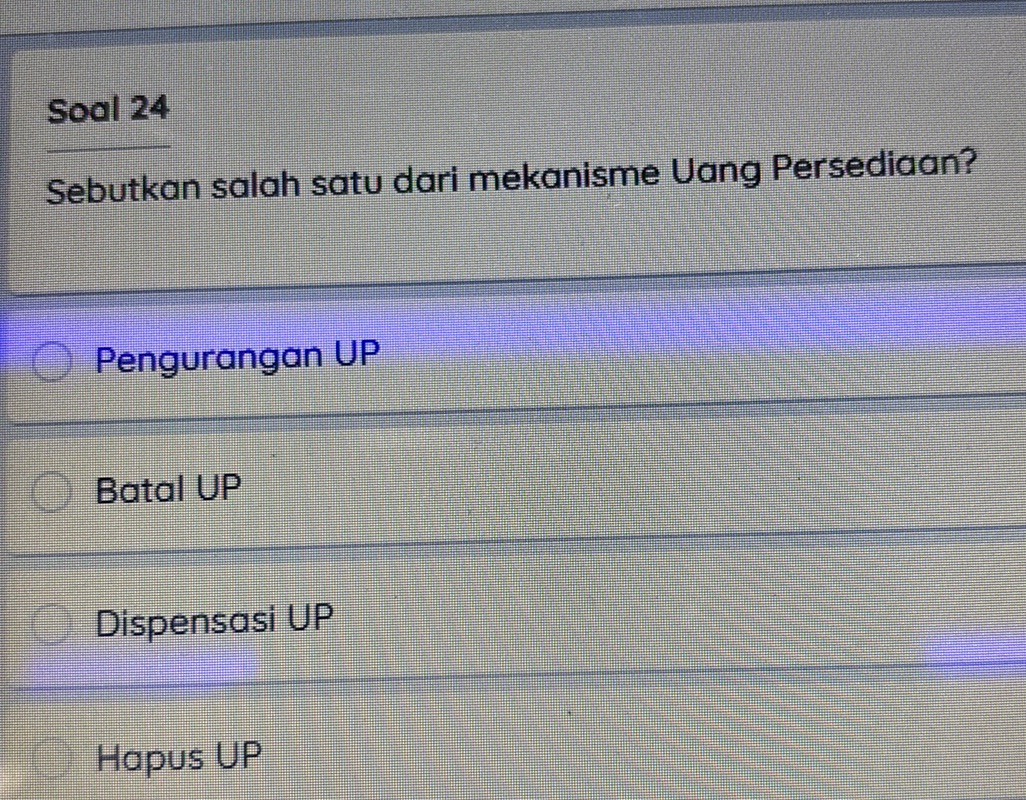 Soal 24 Sebutkan salah satu dari mekanisme | StudyX