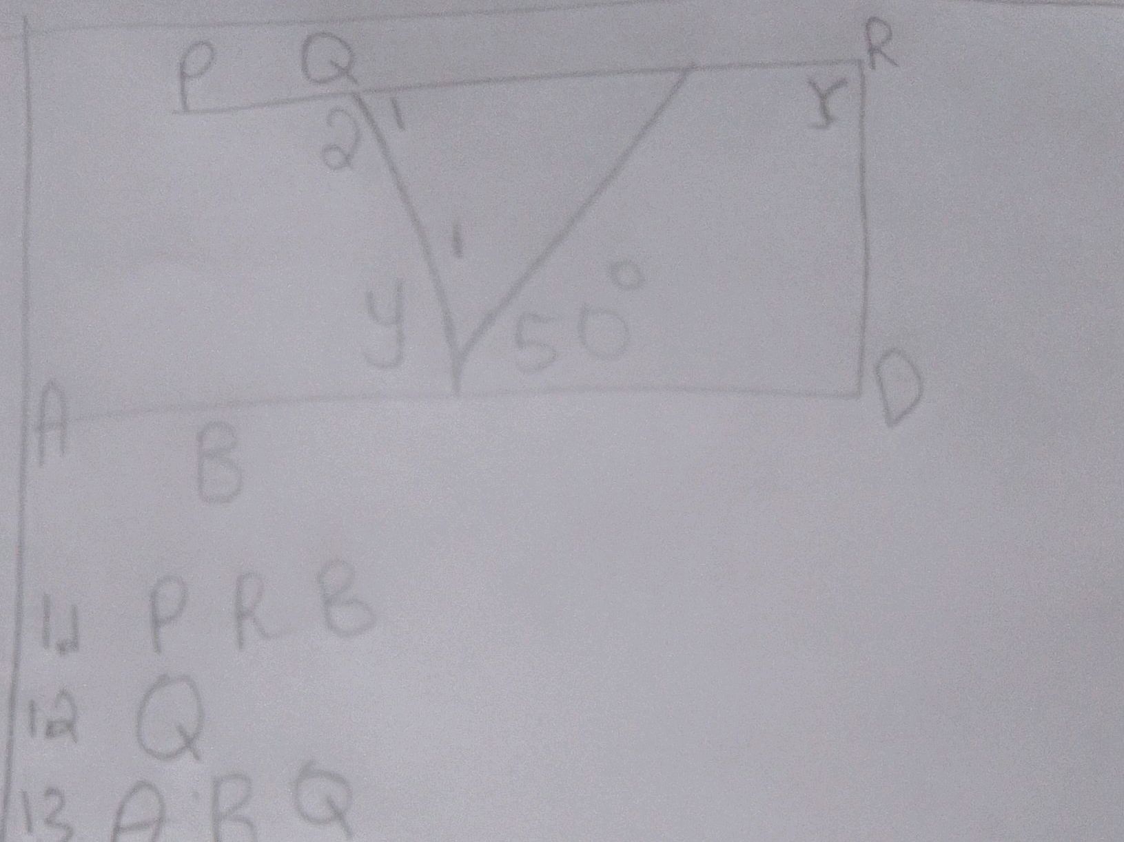 Geometry Problem: Angles and Lines | StudyX