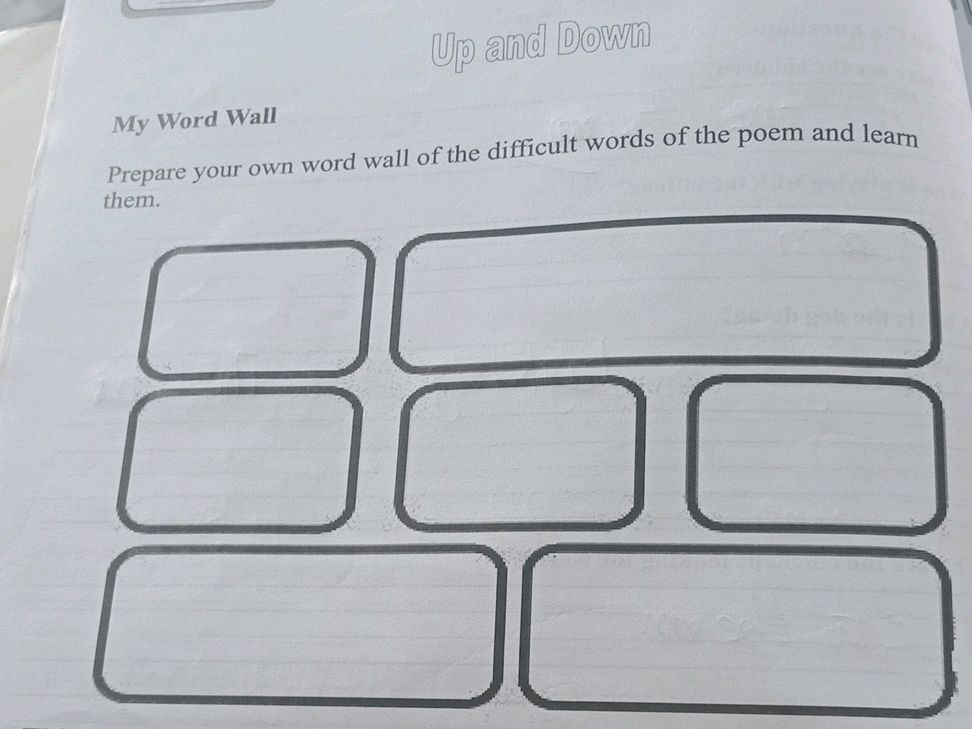 My Word Wall Prepare your own word wall of | StudyX