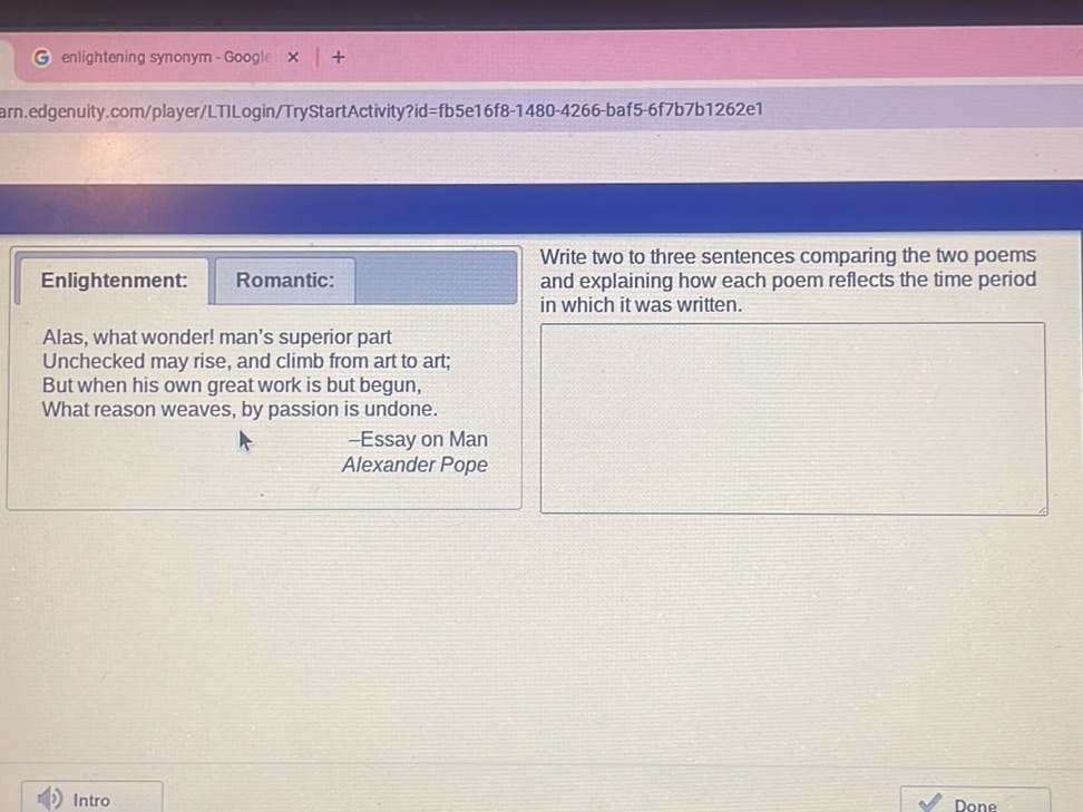 Write two to three sentences comparing the | StudyX
