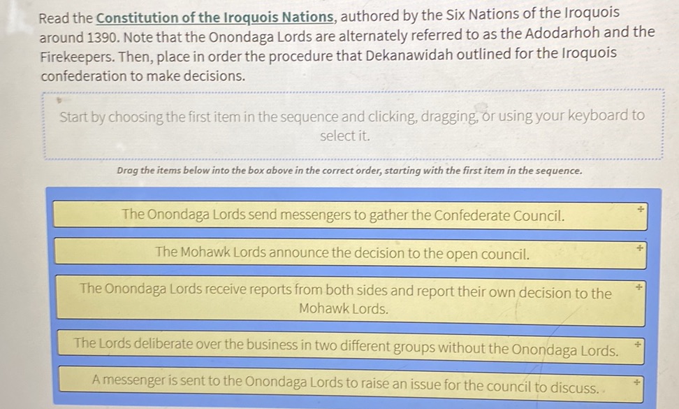 Read the Constitution of the Iroquois | StudyX