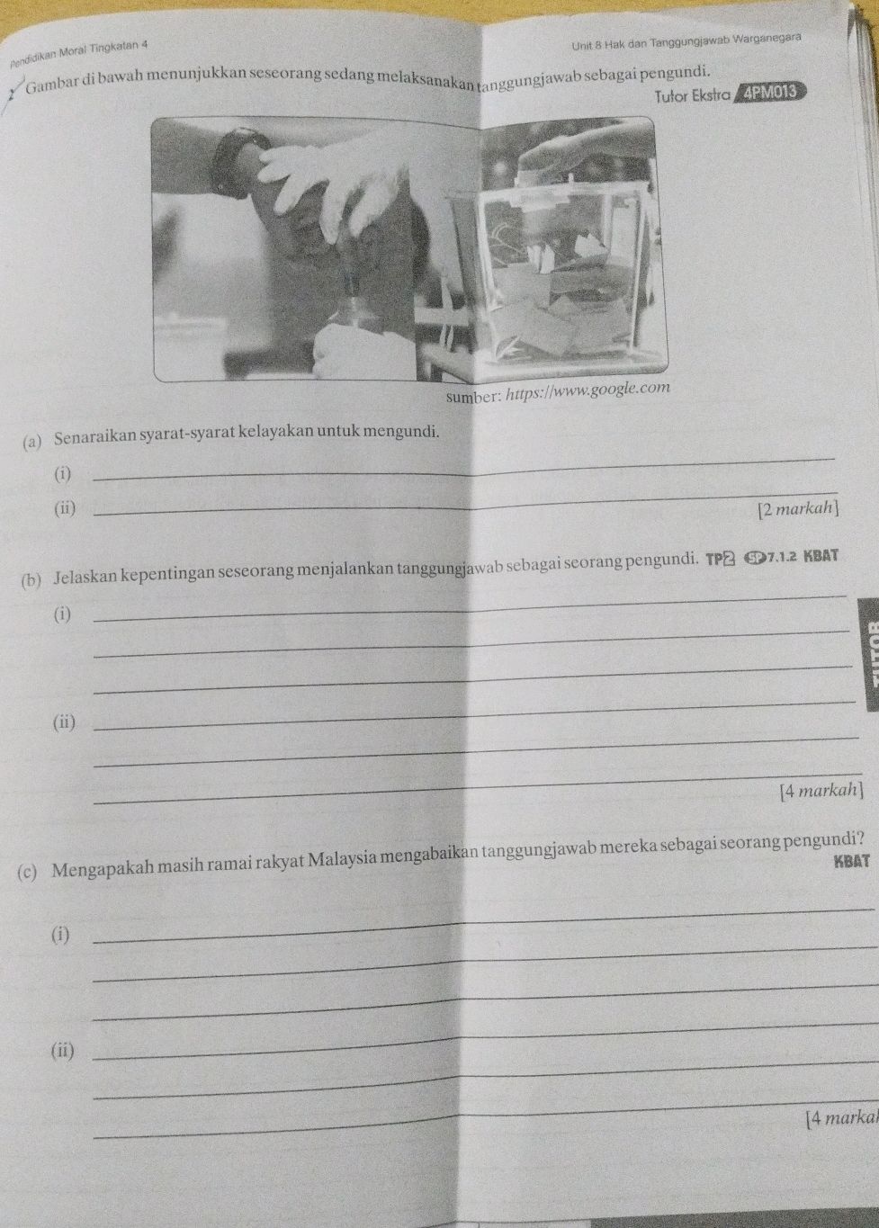 (a) Senaraikan syarat-syarat kelayakan untuk